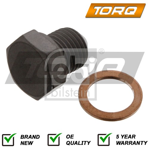 Oil Sump Plug Torq Fits VW Polo Golf Fox Transporter Caddy Seat Ibiza ...