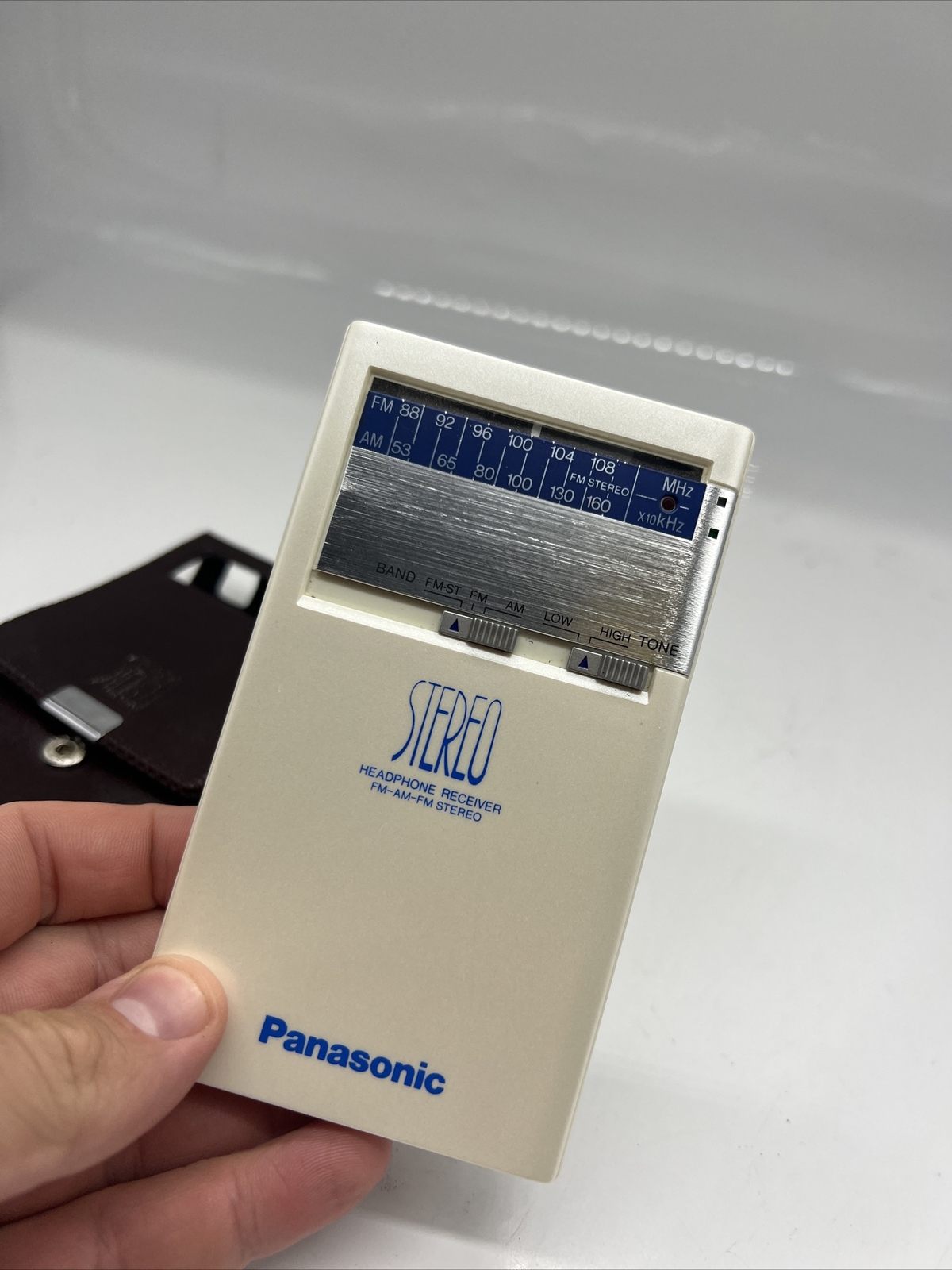 Vintage Panasonic RF 10 Stereo Headphone Receiver FM-AM Radio Case V | eBay