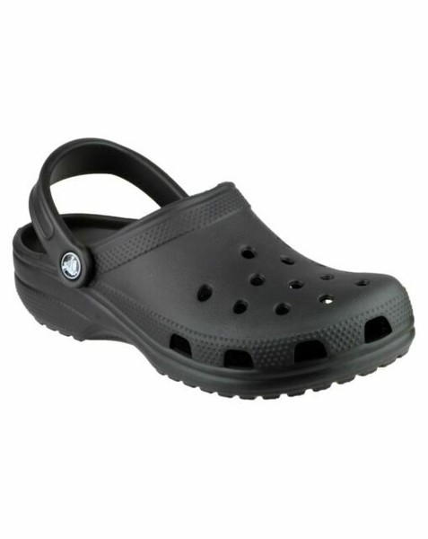 Crocs 10001-001 Unisex Classic Clogs, Size 10 - Black for sale online ...