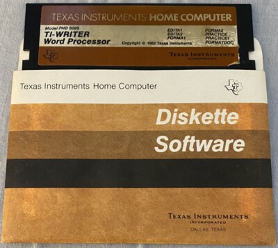 1982 TI-Writer Word Processor PHD 5089 Texas Instruments Home Computer ...