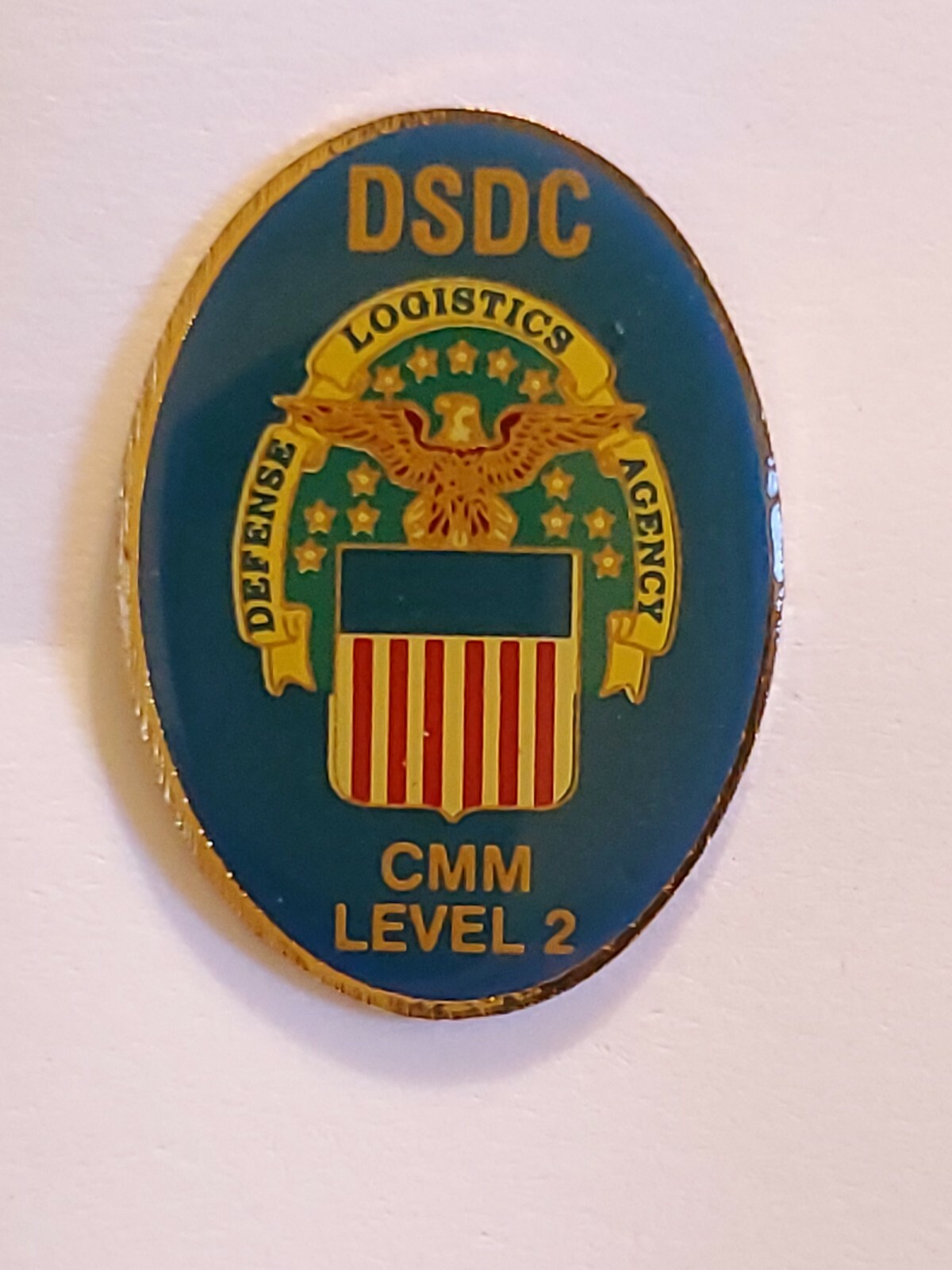 Vintage American DSDC Defense Logistics Agency CMM Level 2 Lapel Pin ...