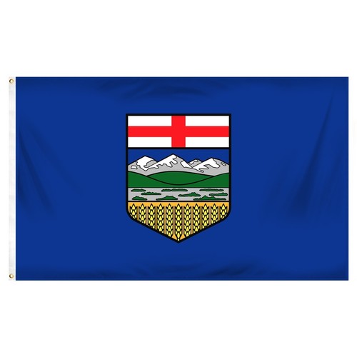 3x5 Alberta Canadian Province Flag 3'x5' Banner Brass Grommets ...