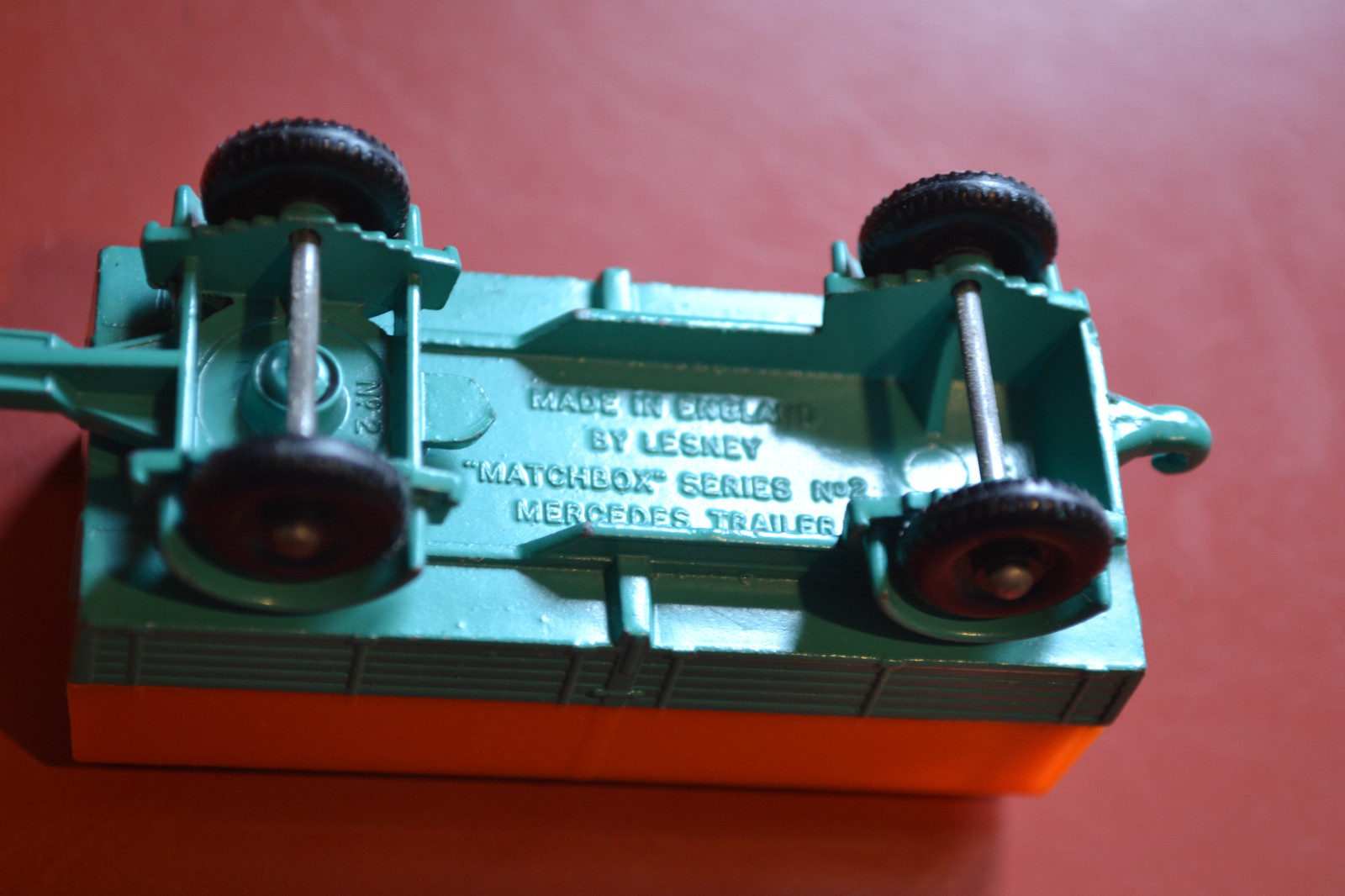 Vtg Matchbox Mercedes Teal Truck & Trailer Series No.1 & 2 Diecast HOJO ...