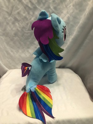 My Little Pony Rainbow Dash Mermaid Sea Pony Plush Stuffed Toy Mlp Blue