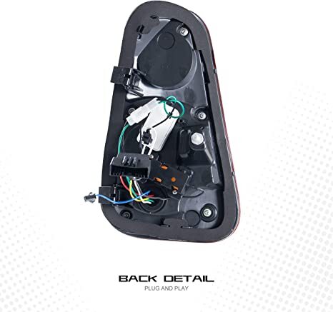 Red LED Sequential Rear Lamps Tail Lights For 2002-2006 Mini Cooper R50 ...