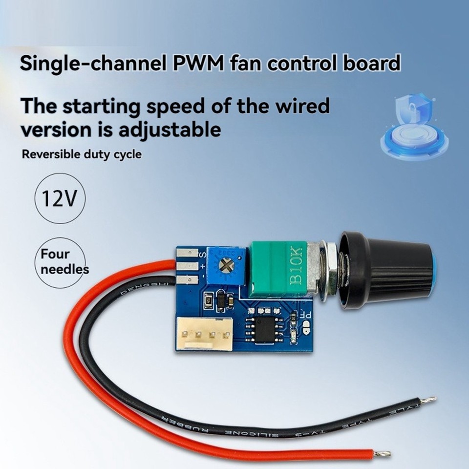 DC12V 4 Pin PWM Fan Speed Controller PWM Speed Controller Fan Speed2400 ...