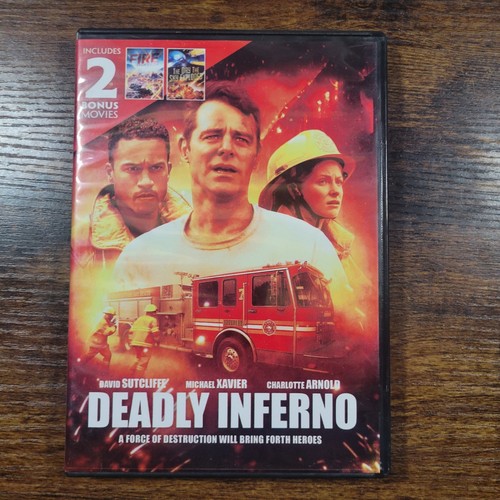 Deadly Inferno + 2 Bonus Movies DVD With Case Good Condition ...