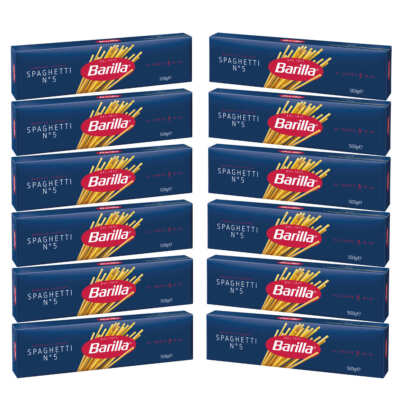 Barilla Spaghetti Numéro 5 Hartweizennudeln Pasta 500g 12er Pack | eBay
