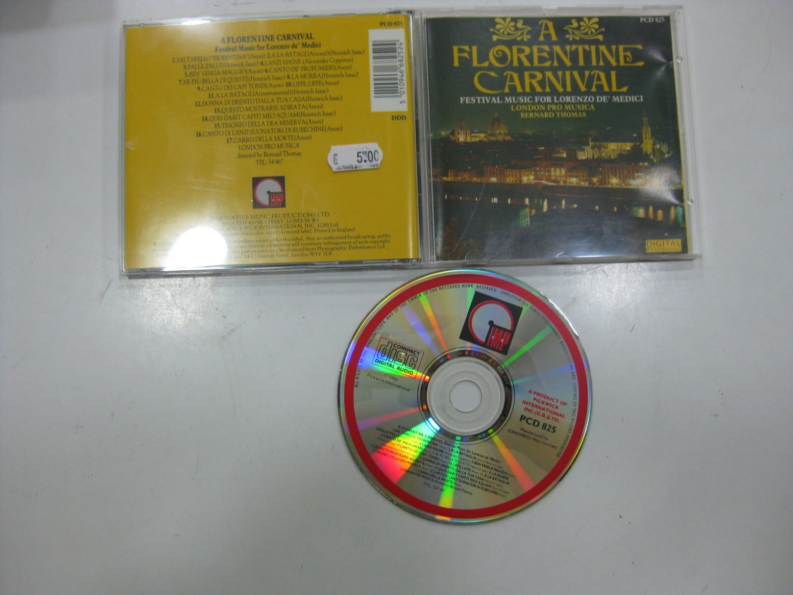 A Florentine Carnival CD England Bernard Thomas 1986 | eBay
