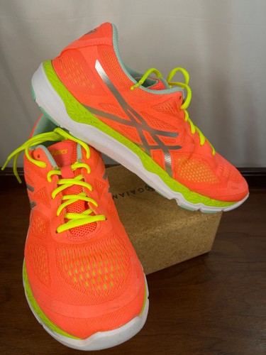 Asics 33 FA T583N Training Running Sneaker Women SZ 12 Neon Coral ...
