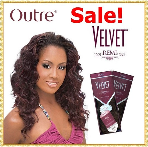 Outre Velvet 100% Remi Human Hair Extension EURO DEEP WAVE 10S", 12 ...