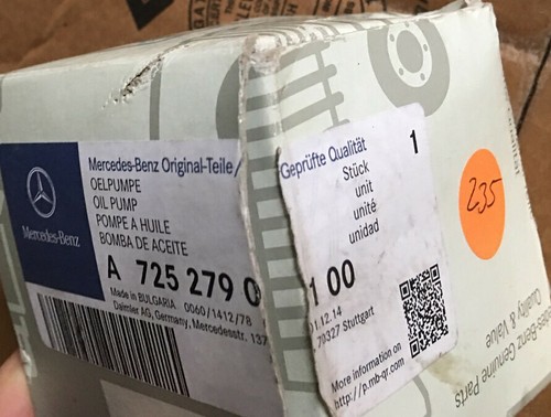 A7252790100 MERCEDES BENZ OEM NEW OIL PUMP | eBay