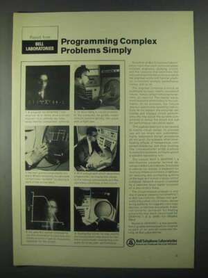 1967 Bell Telephone Ad - Programming Complex Problems | eBay