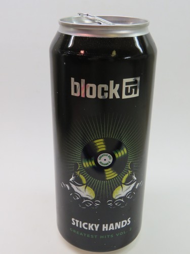 Craft BEER Empty Can ~ BLOCK 15 Sticky Hands Greatest Hits Vol 2 ...