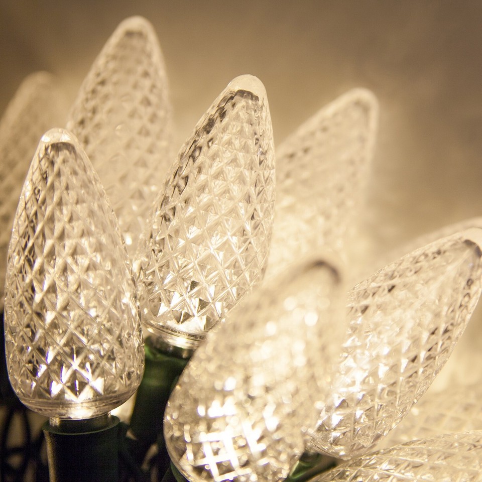 C9 LED Christmas Light Set Indoor Outdoor Home Holiday Party String ...