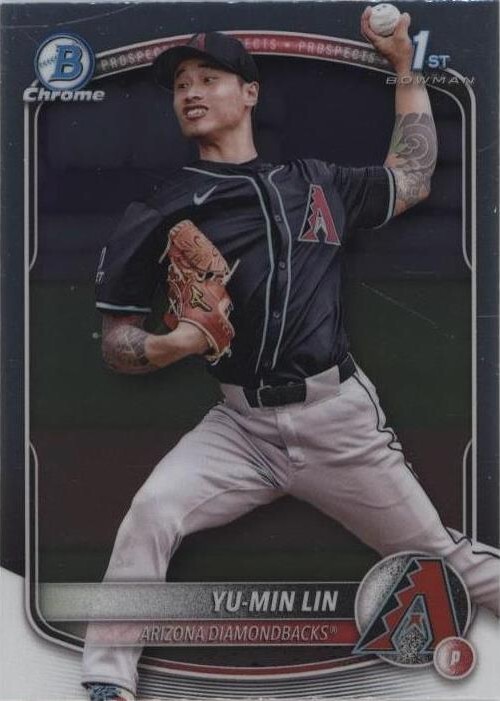 2025 Bowman - Chrome Prospects Yu-Min Lin #BCP-27 (RC) for sale online ...