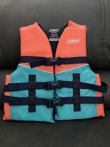 DBX Verve Vest Life Jacket Floatation Aid Type 3 PFD 50-90 LBS Youth ...