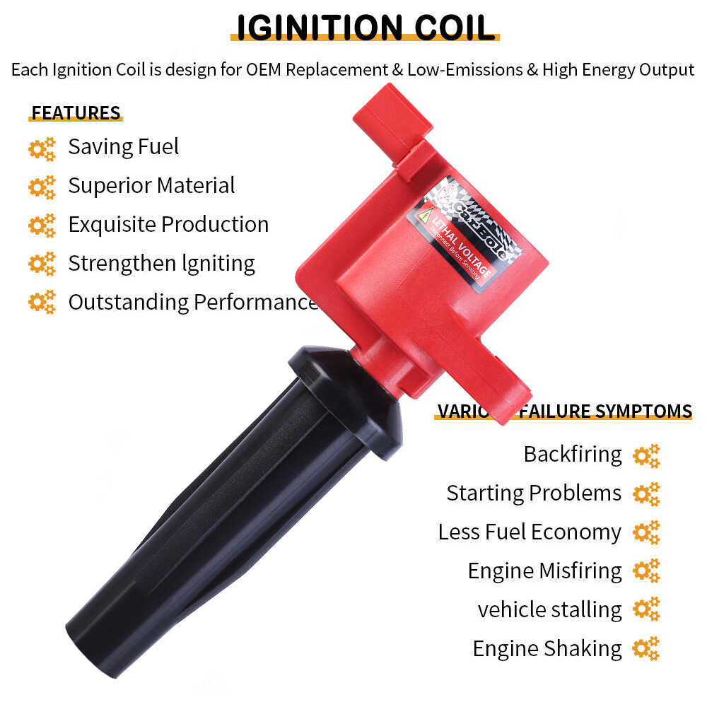 4X Ignition Coil For Ford Escape Transit Focus 2.0L 2.3L DG541 DG507 ...