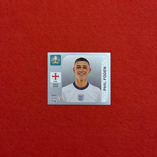 PHIL FODEN-ENGLAND-STICKER-PANINI-PEARL EDITION-UEFA EURO 2020-N.412 ...