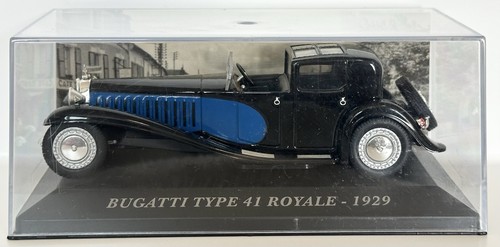Altaya 1:43 - 1929 Bugatti Type 41 Royale (Black/Blue) - 1101IR7 | eBay