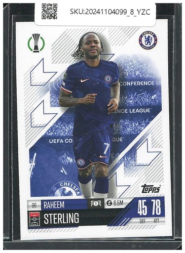 2024 Topps Chelsea Team Set Raheem Sterling Base #96 | eBay