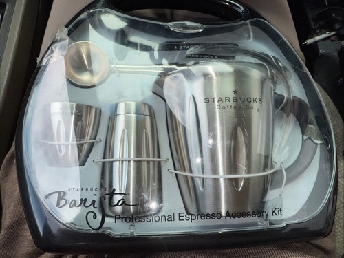 Starbucks Professional Barista Espresso Accessory Kit Stainless Steel 5 ...