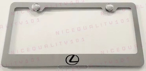 Lexus F Sport Stainless Steel Chrome Finished License Plate Frame Rust ...