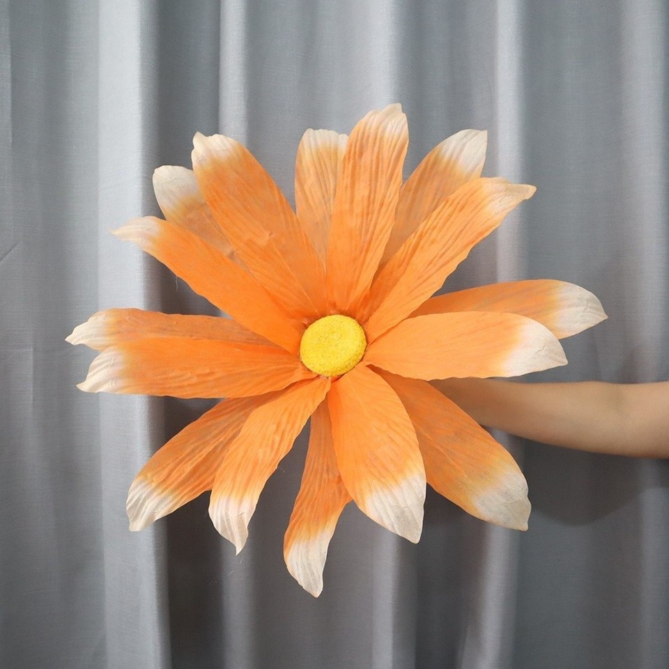 Non-woven Simulation Daisy Wedding Party Background Wall Decoration ...