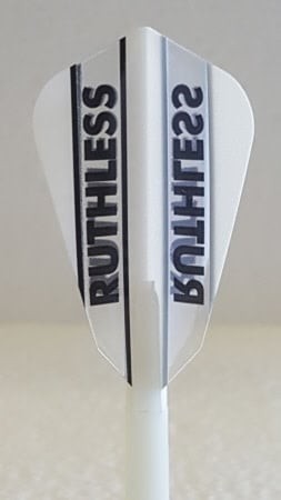 Ruthless White Fantail Dart Flights | eBay