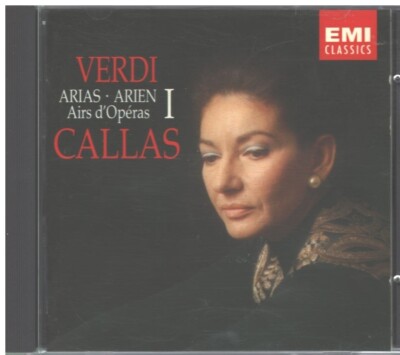 Verdi Arias Vol 1 by Maria Callas (CD, 1991) | eBay