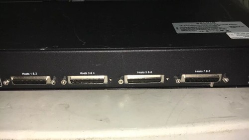 BELKIN 17" LCD RACK CONSOLE 1U, SINGLE-RAIL TECHNOLOGY F1dc108b-Sr 8 ...