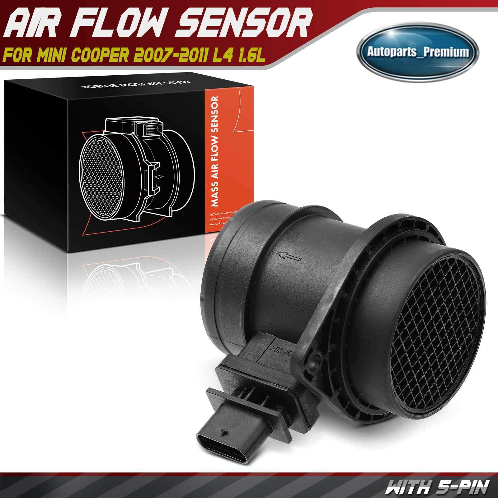 Mass Air Flow MAF Sensor for Mini Cooper 2007-2011 L4 1.6L 13627542418 ...