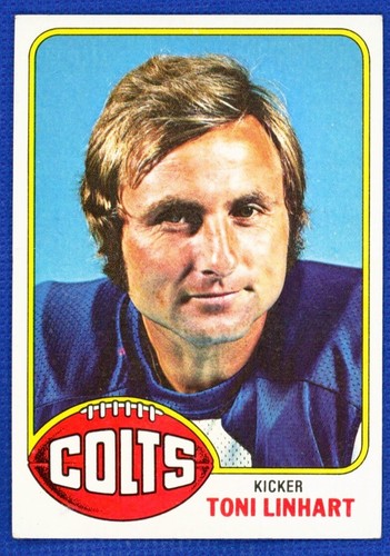 1976 Topps # 209 Toni Linhart Baltimore Colts | eBay