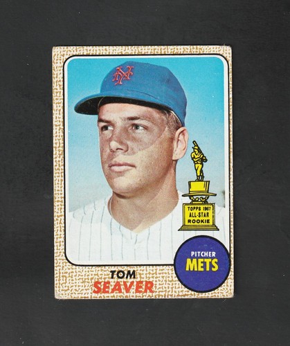 1968 Topps TOM SEAVER #45 ~~ NY Mets AS Rookie Trophy | eBay