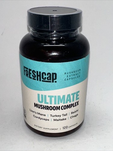 FRESHCAP ULTIMATE MUSHROOM COMPLEX LIONS MANE REISHI CORDYCEPS CHAGA ...