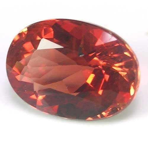 EXCEPTIONAL NATURAL CONGO VIVID ORANGE RED COLOR ANDESINE GEM 1.8CT ...