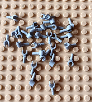 LEGO LIGHT BLUISH GRAY HANDS Minifigure parts 10 hands equals 5 pair ...