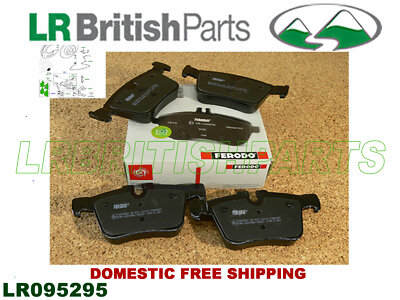 LAND ROVER REAR BRAKE PADS EVOQUE 12-18 VELAR 17-20 DISCOVERY SPORT 18 ...