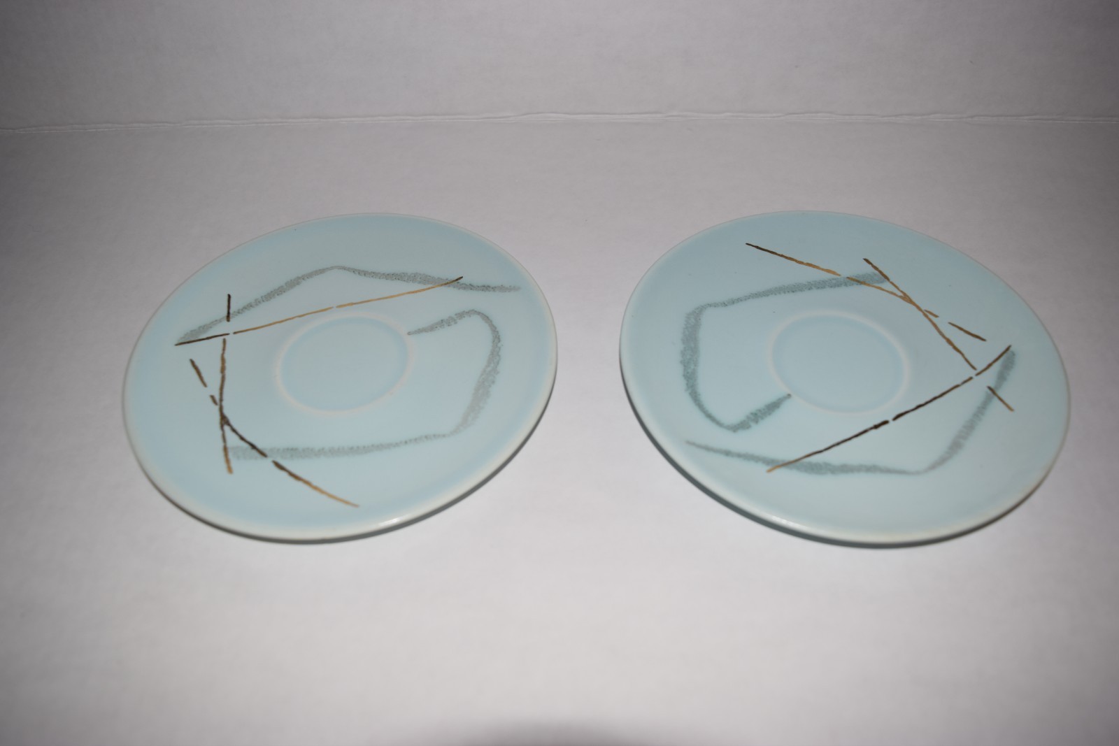Russel Wright by "Knowles" "Grass Pattern" 2 saucers | eBay