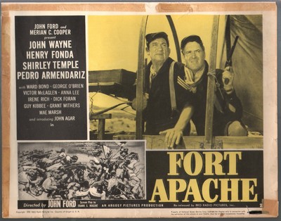 Fort Apache Lobby Card 1953-Victor McLagen | eBay