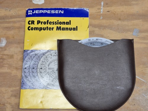 Vintage Jeppesen CR-2 Flight Computer & Case + Instruction Handbook | eBay