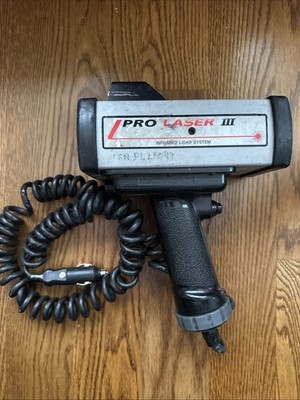 KUSTOM SIGNALS PRO LASER III 3 POLICE LIDAR LASER GUN | eBay