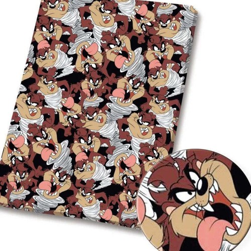 Tasmanie Diable Looney Tunes Personnage Tissu Polycoton Demi Yard ( | eBay