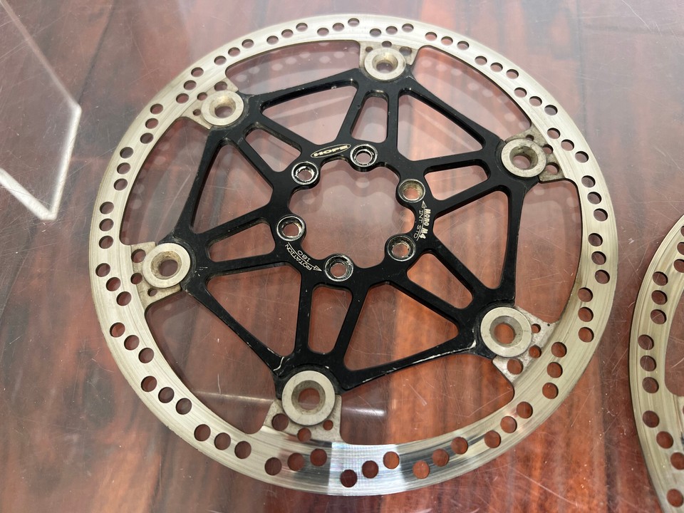 Hope Saw Black Floating Disc Brake Rotor 180mm Type 6 Bolt Mono M4 | eBay