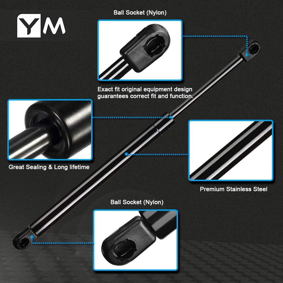 2 REAR TRUNK LIFTGATE TAILGATE DOOR HATCH LIFT SUPPORTS SHOCKS PROPS ...