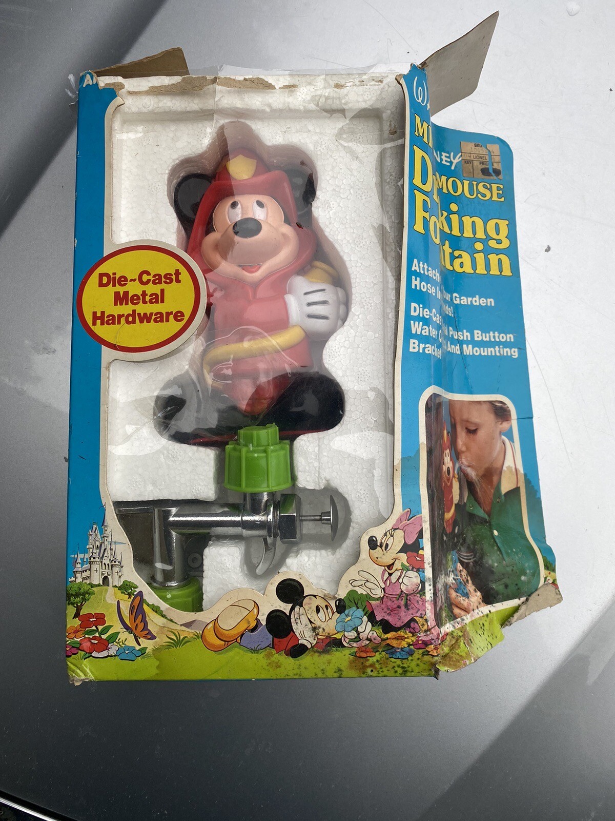 Vintage Walt Disney Mickey Mouse Water Fountain NEW | eBay