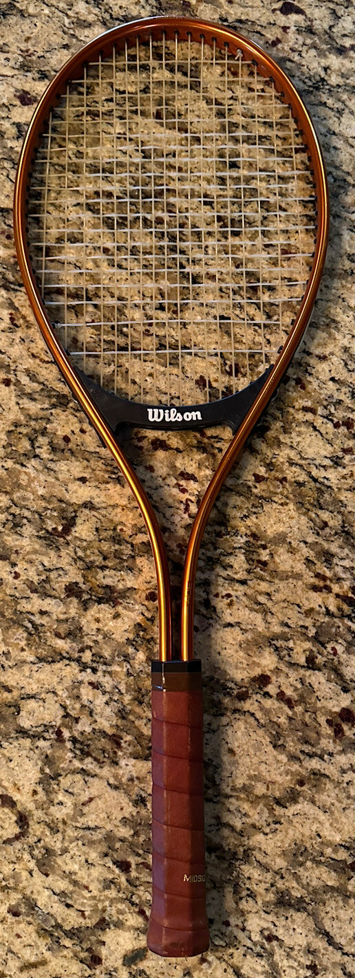 Wilson Ace Midsize Aluminum 27 inch Tennis Racket Bronze Black 4 1/2 ...