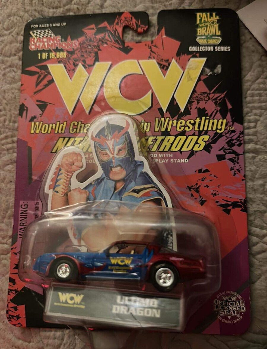 Racing Champions NWO WCW Wrestling Nitro Streetrods Car Ultimo Dragon ...