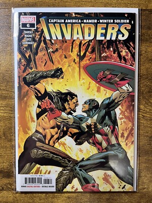 INVADERS 6 NM CAPTAIN AMERICA WINTER SOLDIER JACKSON GUICE COVER MARVEL ...