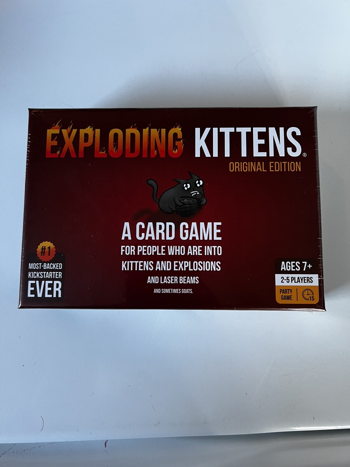 EXPLODING KITTENS Card Game - Brand New Never Opened , Fun Kids , Mess ...